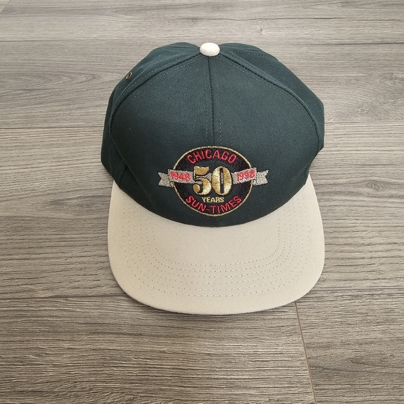 Accessories | Vintage Chicago Suntimes 5th Anniversary Snapback Hat ...